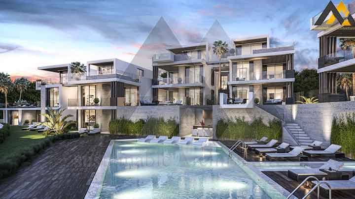 A private complex with 22 apartments - ArchitectLux