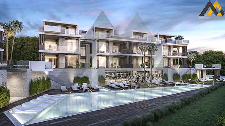 A private complex with 22 apartments - ArchitectLux