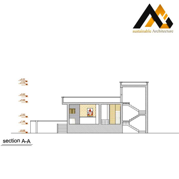 Duplex residential building map - ArchitectLux