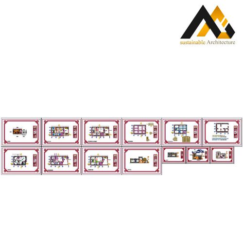 One storey residential building map - ArchitectLux