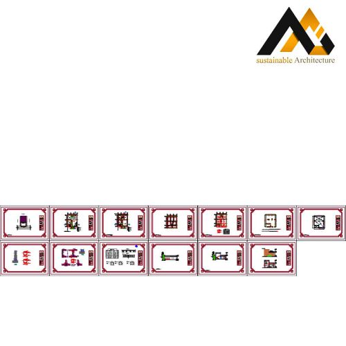 1 storey residential house map - ArchitectLux