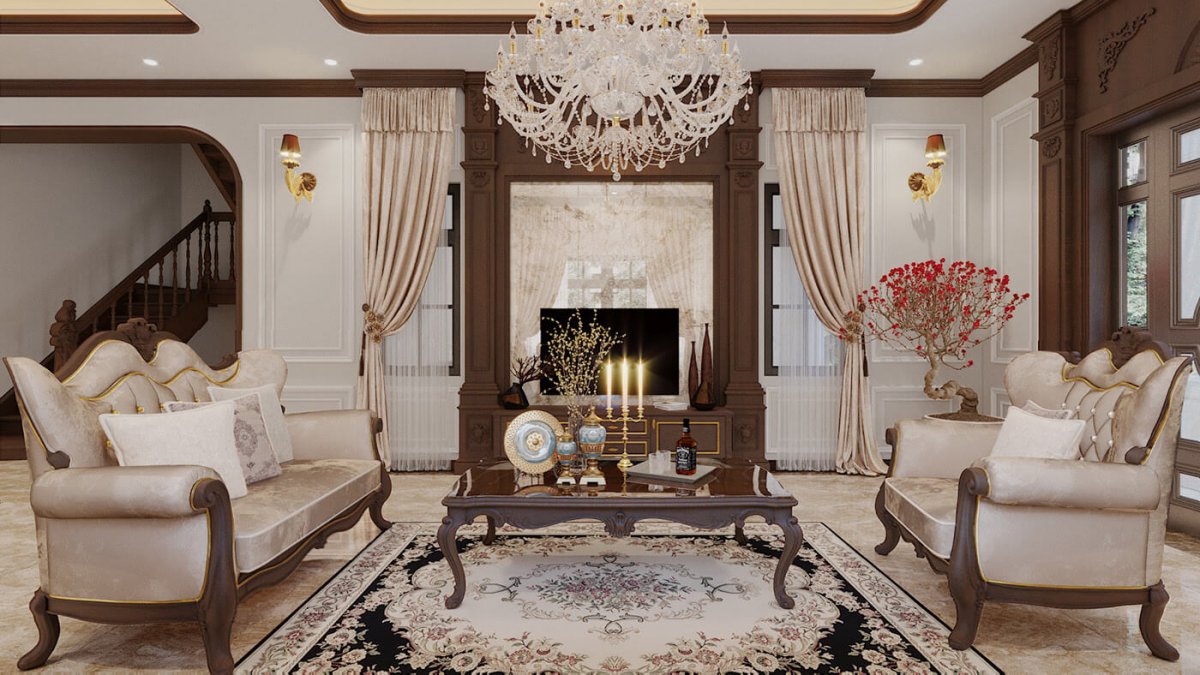 Neoclassical villa design - ArchitectLux