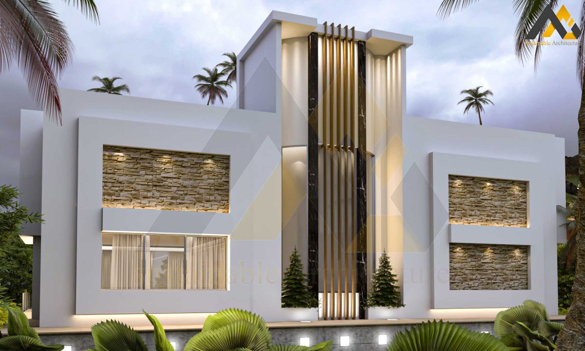 Modern villa design - ArchitectLux