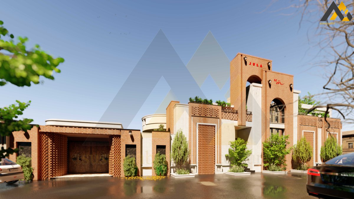 One-story three-bedroom residential building - ArchitectLux