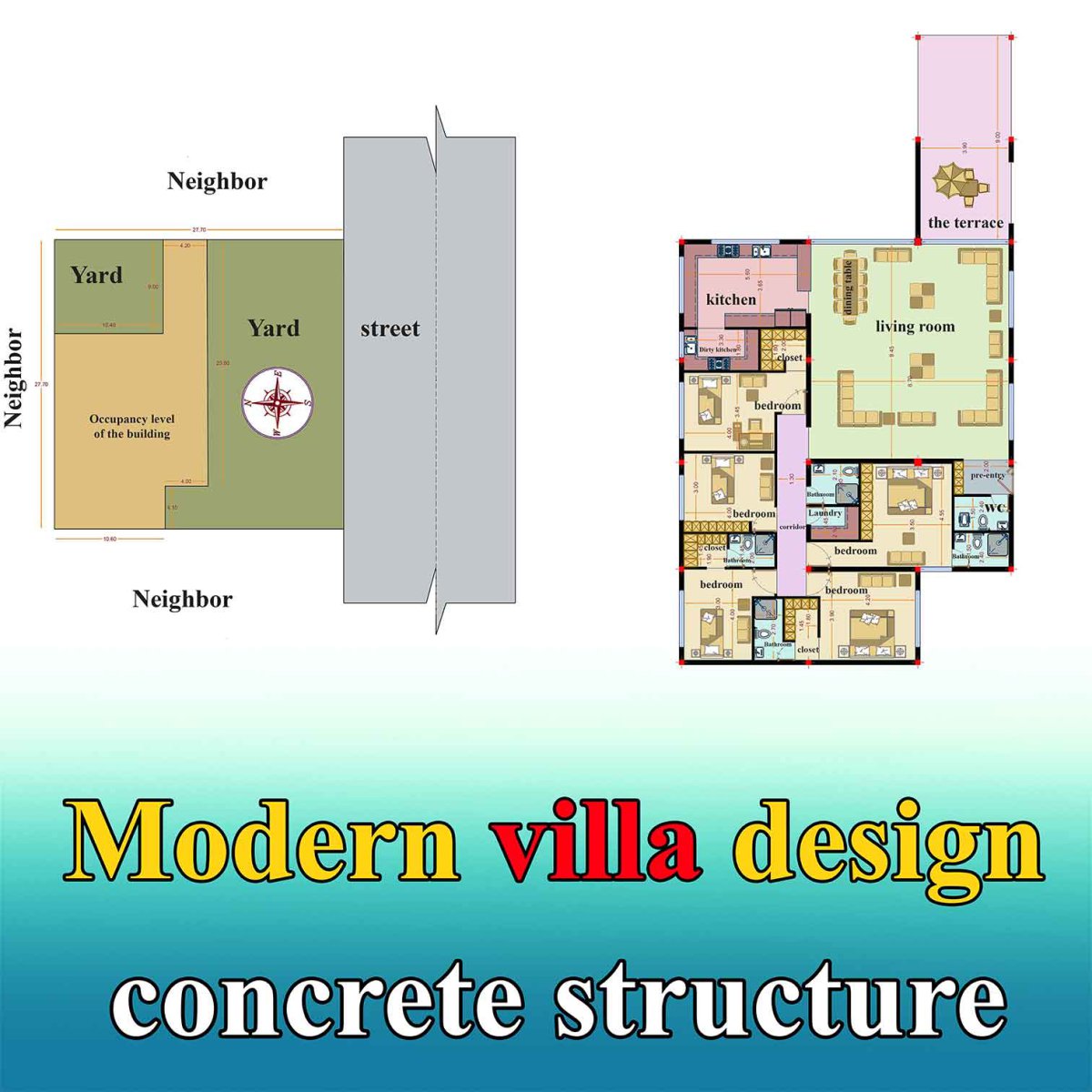 Modern villa design - ArchitectLux